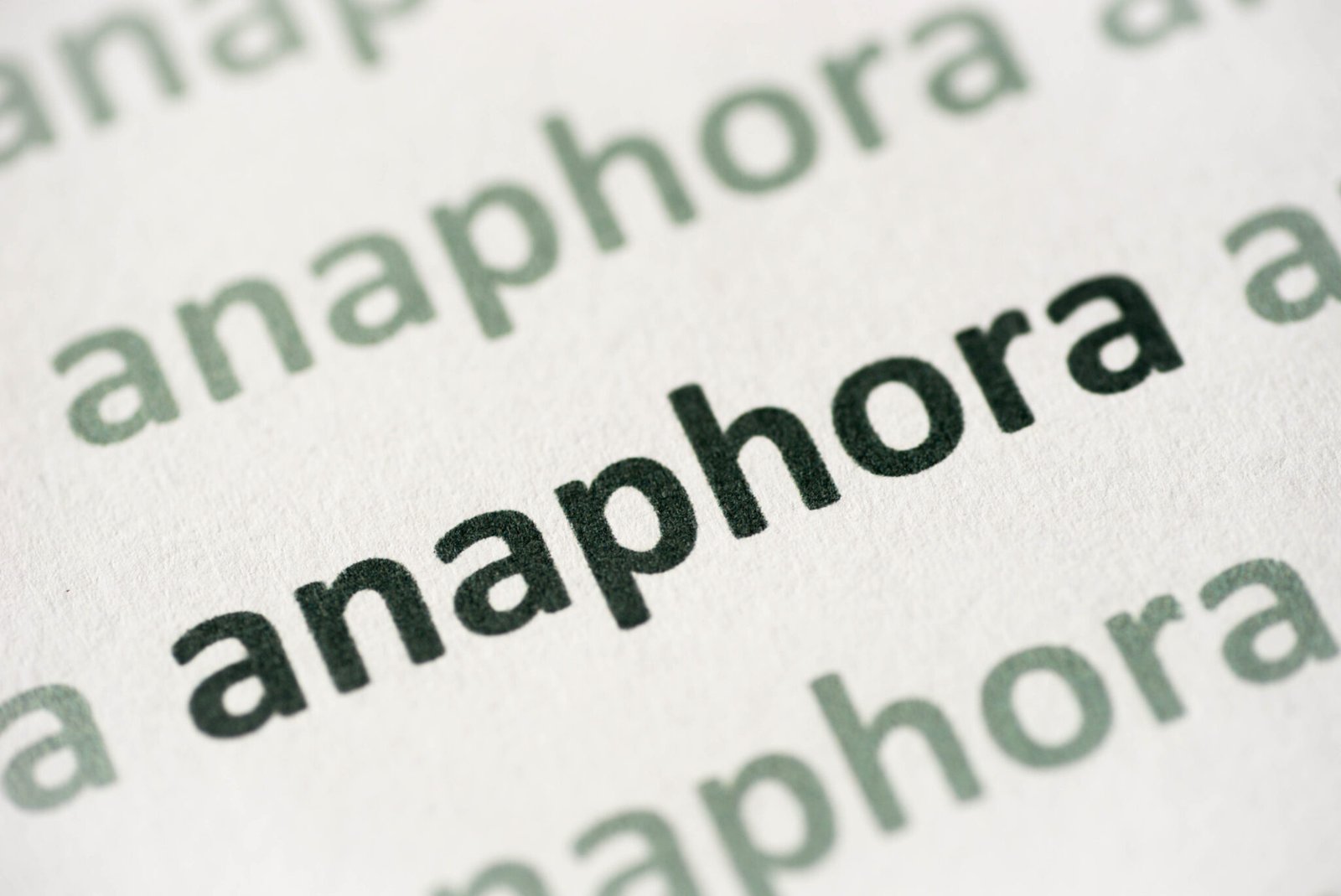 Anaphora – The Art of Grammar